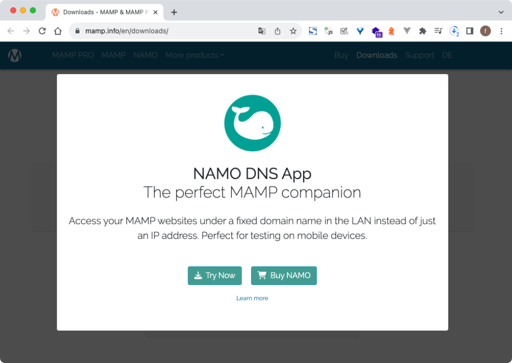 Mac ＋ Mamp 環境で Laravel を動かす（その1） ホエールテック株式会社 